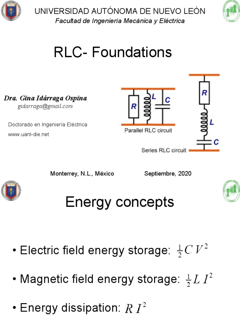 Repaso RLC | PDF | Electrical Network | Network Analysis (Electrical Circuits)