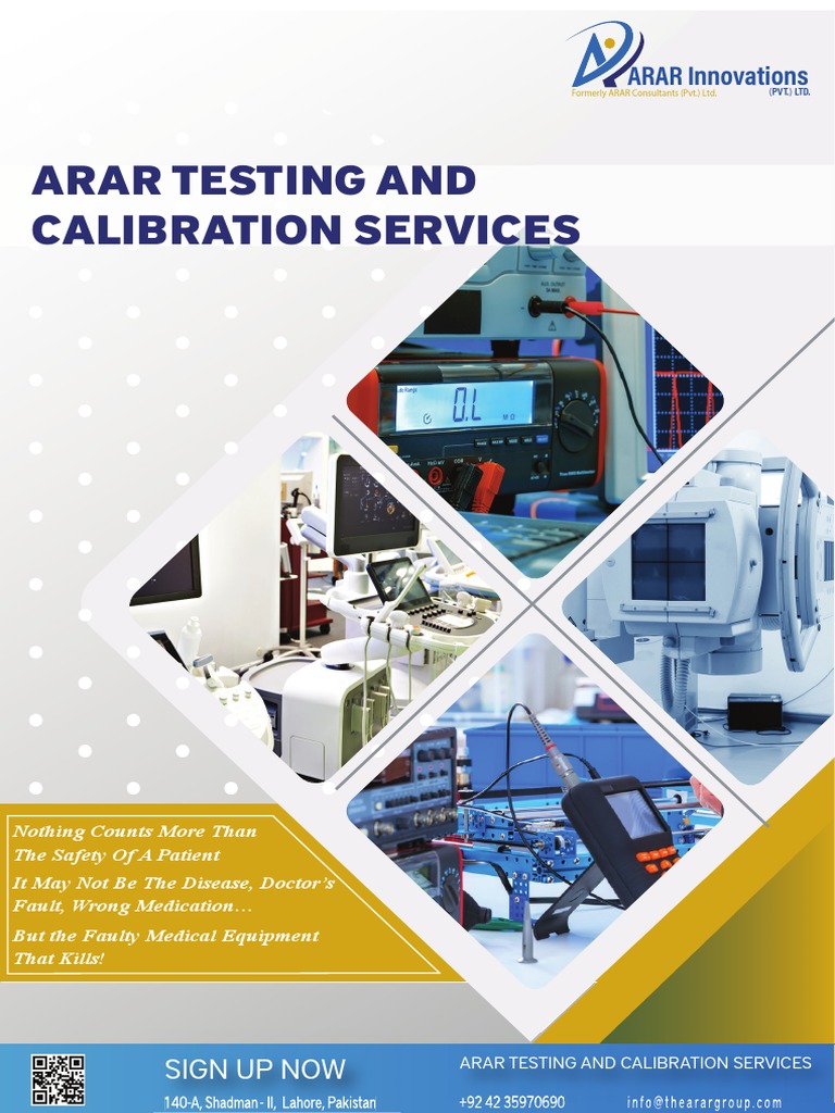 ARAR Calibration and Testing | PDF | Medical Device | Calibration