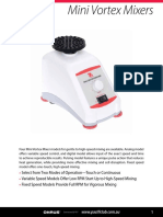 Vortex Mixer Instruction Manual | PDF | Humidity | Mains Electricity