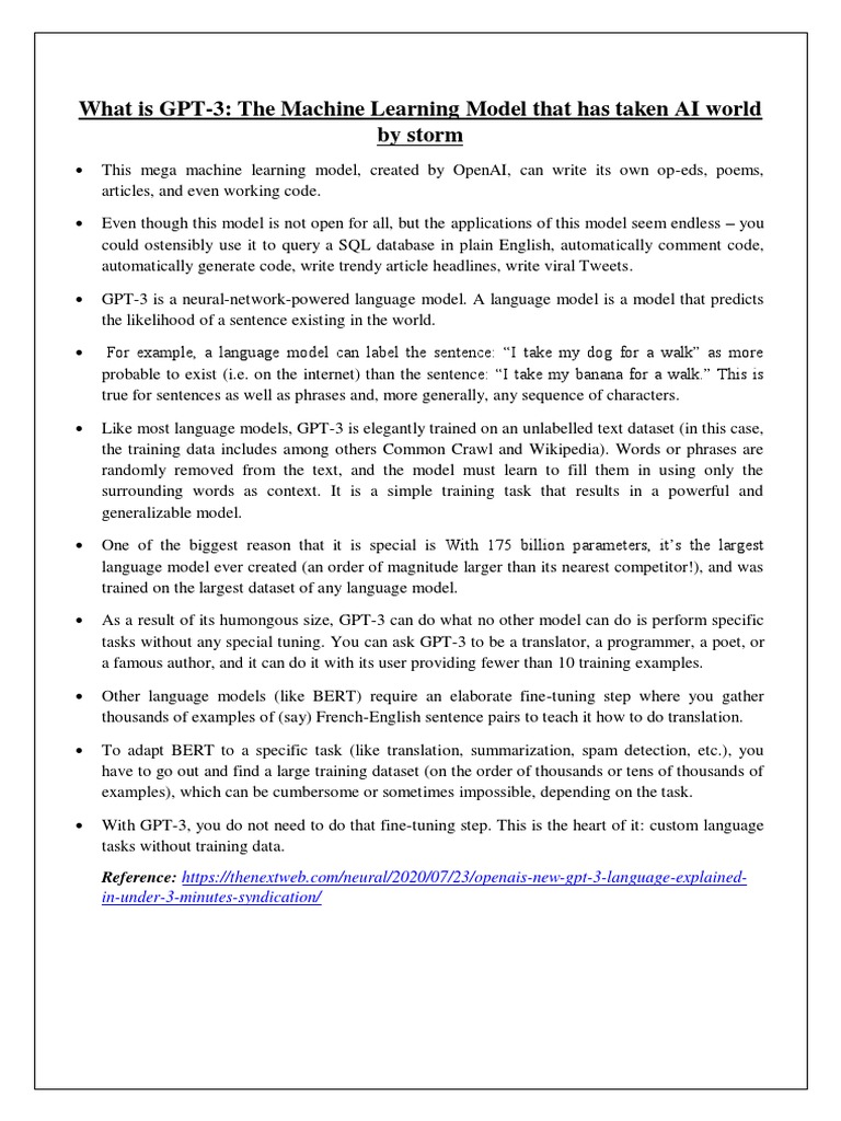 What Is GPT | PDF | Applied Mathematics | Computing