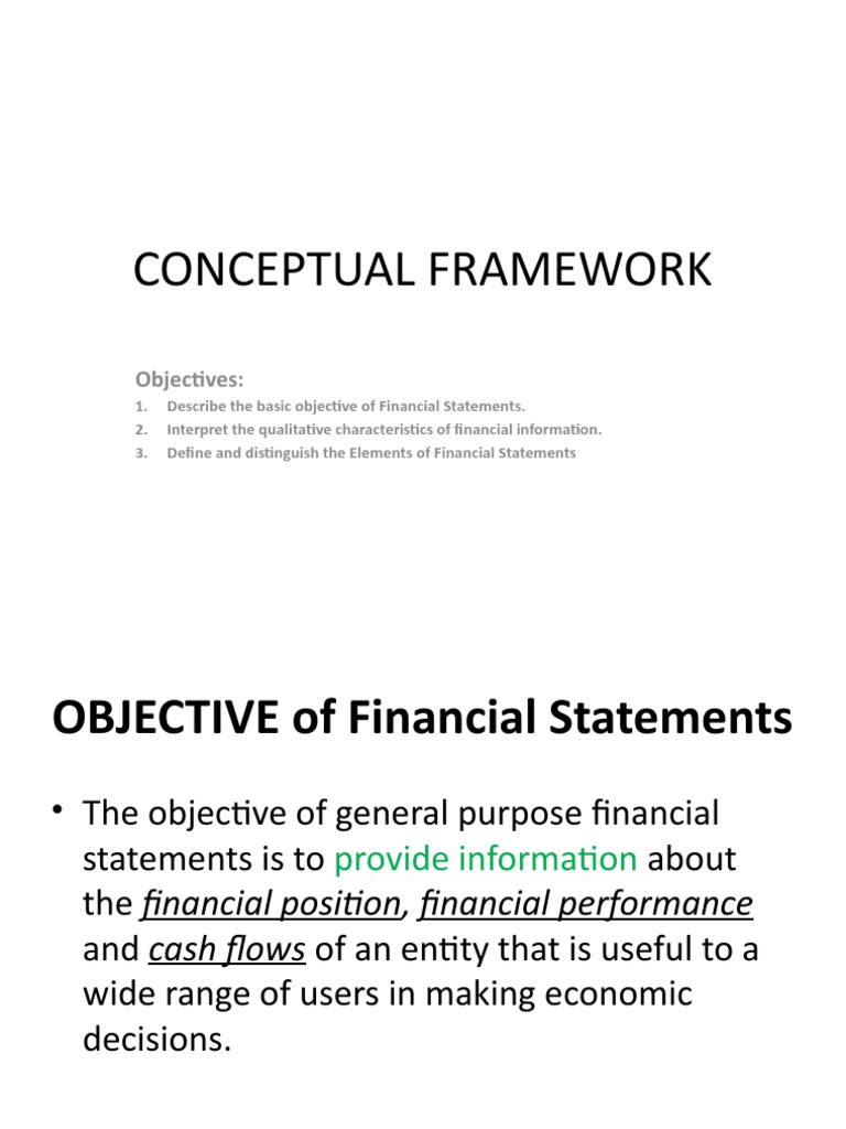 Financial Reporting Framework | PDF | Income Statement | Financial ...