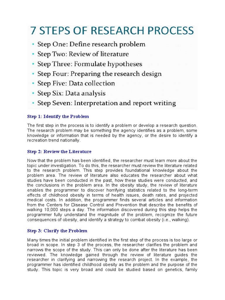 Step 1: Identify The Problem | PDF | Statistics | Data