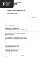 CAE Use of English Full Test Teacher Handbook 08 | PDF | Mosquito ...