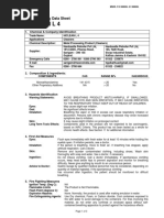 Msds Caustic Soda Liquid 48% | PDF | Sodium Hydroxide | Physical Sciences