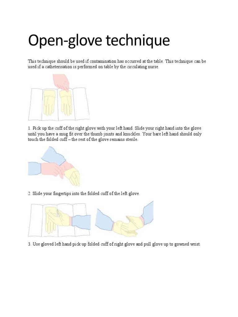 Gloving Technique | PDF