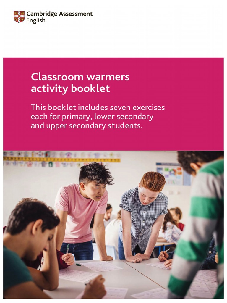 Classroom Warmers Activity Booklet | PDF