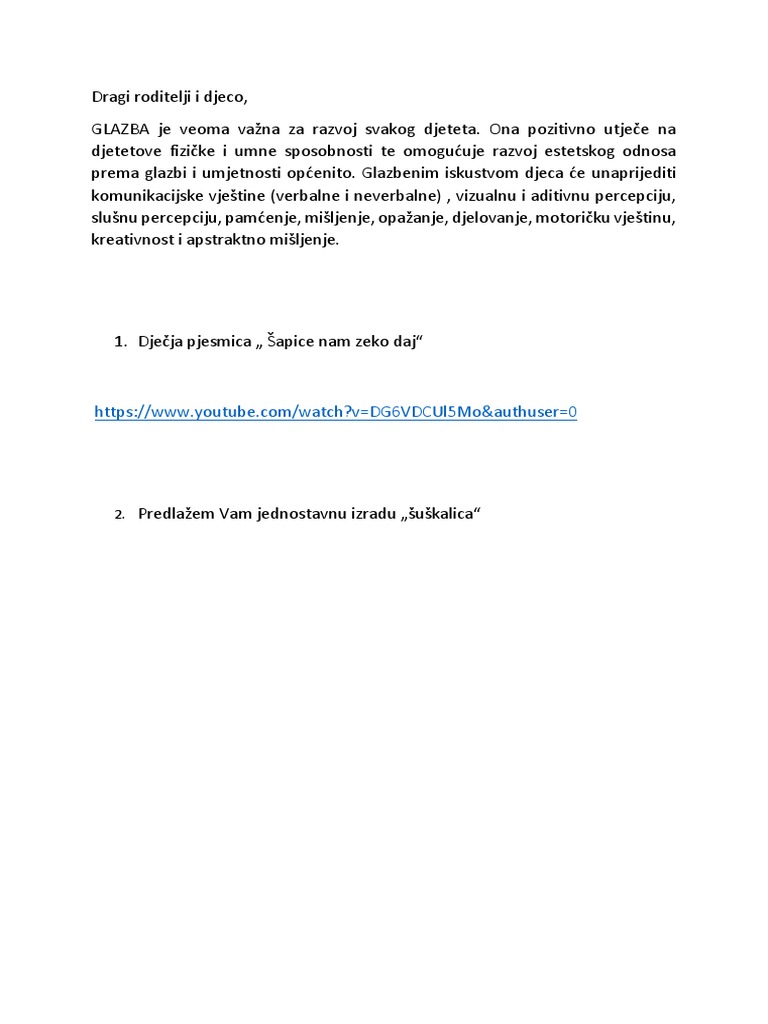 IGRE S DJECOM KOD KUcE | PDF