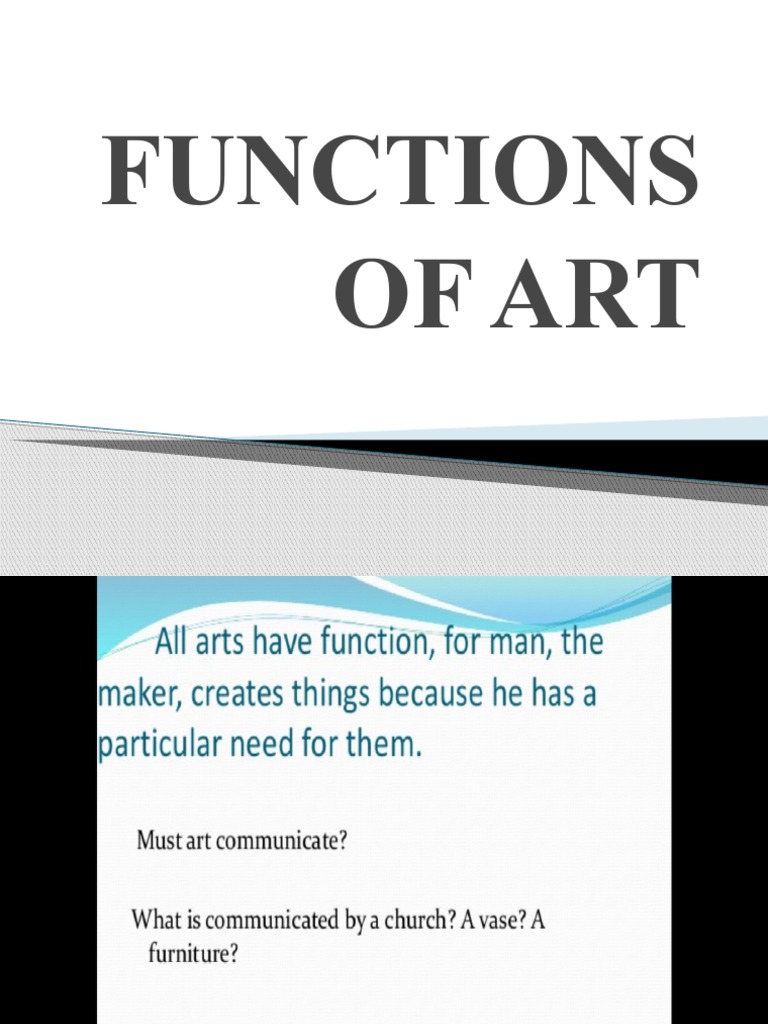 Functions of Art | PDF