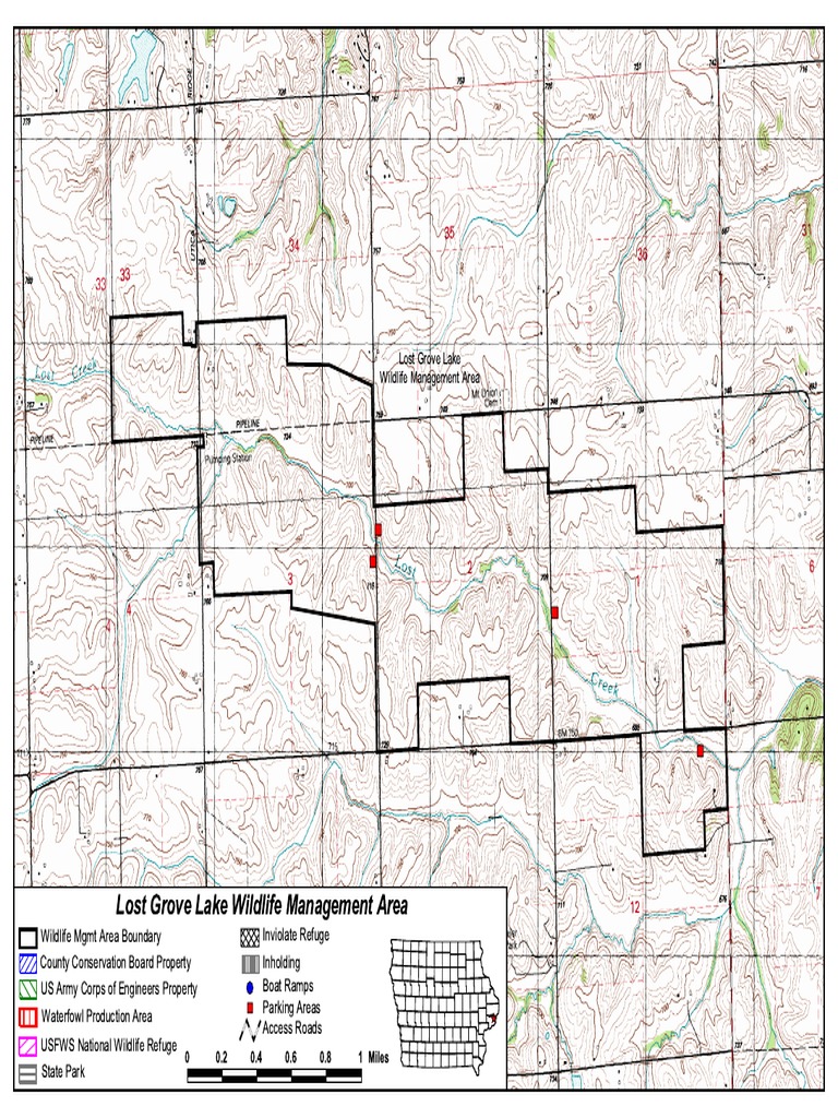 Lost Grove Lake WMA Map Overview | PDF