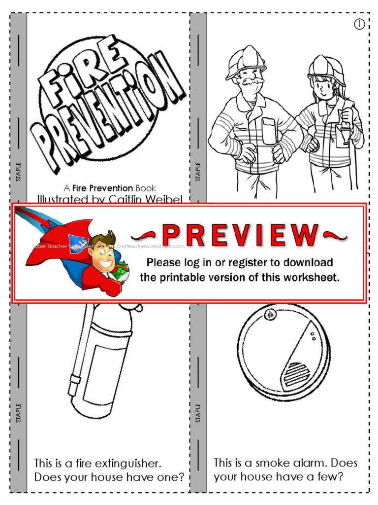 Fire Prevention Mini Book | PDF