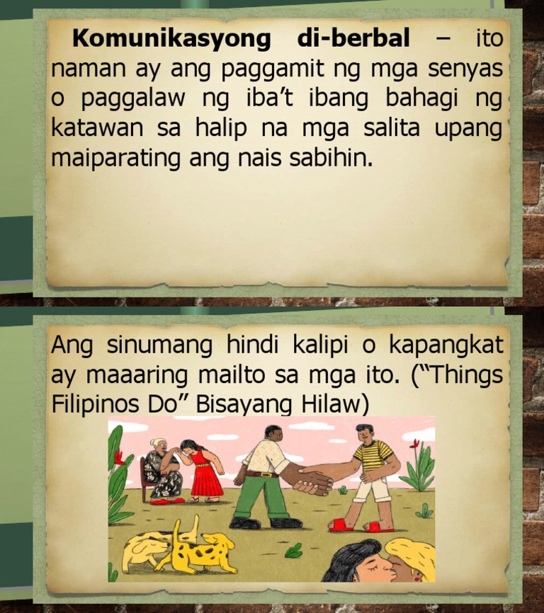 Komunikasyong Di Berbal | PDF
