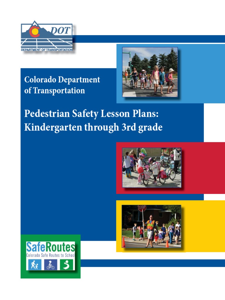 Pedestrian Safety Lesson Plans: Kindergarten Through 3rd Grade | PDF ...