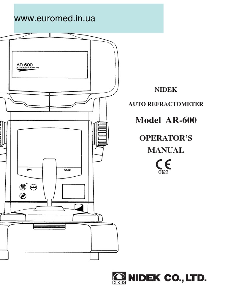 Nidek AR600 PDF | PDF | Electromagnetic Compatibility | Electromagnetic ...