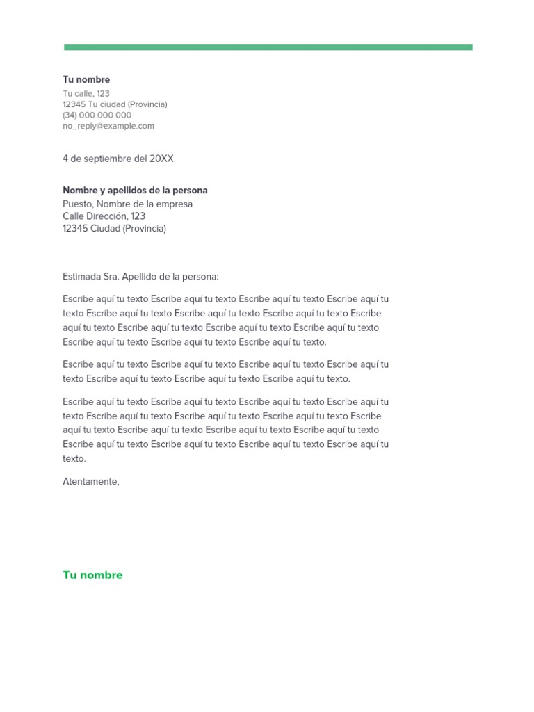 Carta PDF | PDF