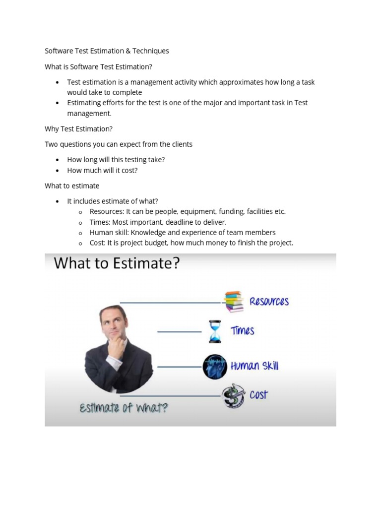 Software Test Estimation | PDF | Software Testing | Systems Theory