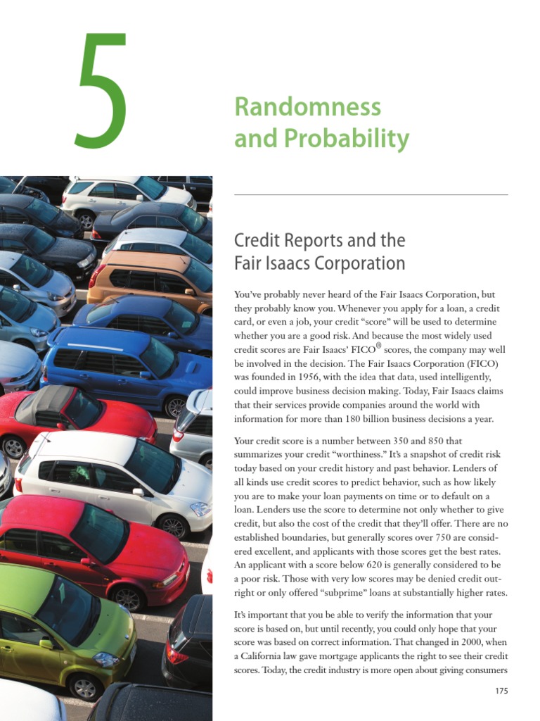 5 Randomness and Probability PDF | PDF | Probability | Credit Score