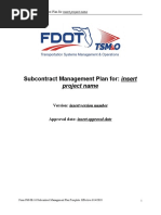 Subcontract Management Plan Template | PDF | Quality Assurance ...