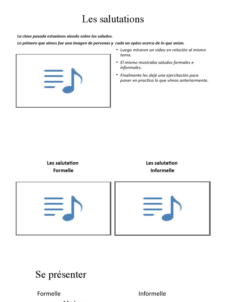 Révision - Les Salutation (16-4) | PDF
