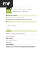HTML Tutorial W3schools | PDF | Html Element | Html