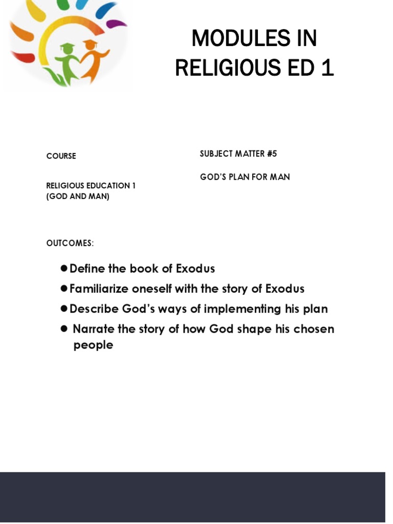 Modules in Religious Ed 1 | PDF | Book Of Exodus | Israelites