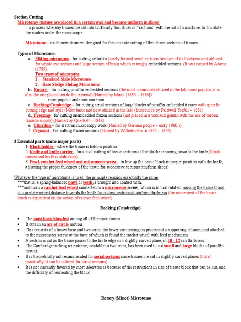 Endterm Week 1 Histopath | PDF | Abrasive | Knife