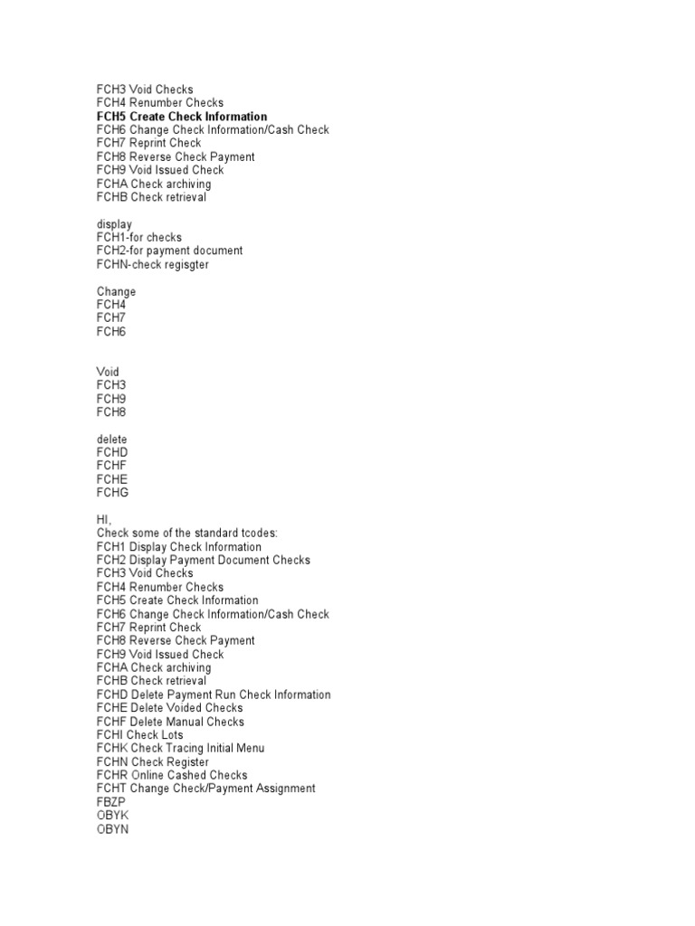 FCH3 Void Checks | PDF | Cheque | Payments