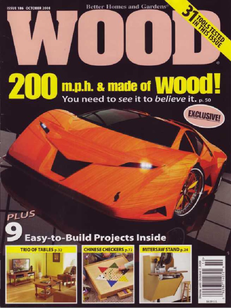Wood Magazine #186 | PDF | Drill | Woodworking