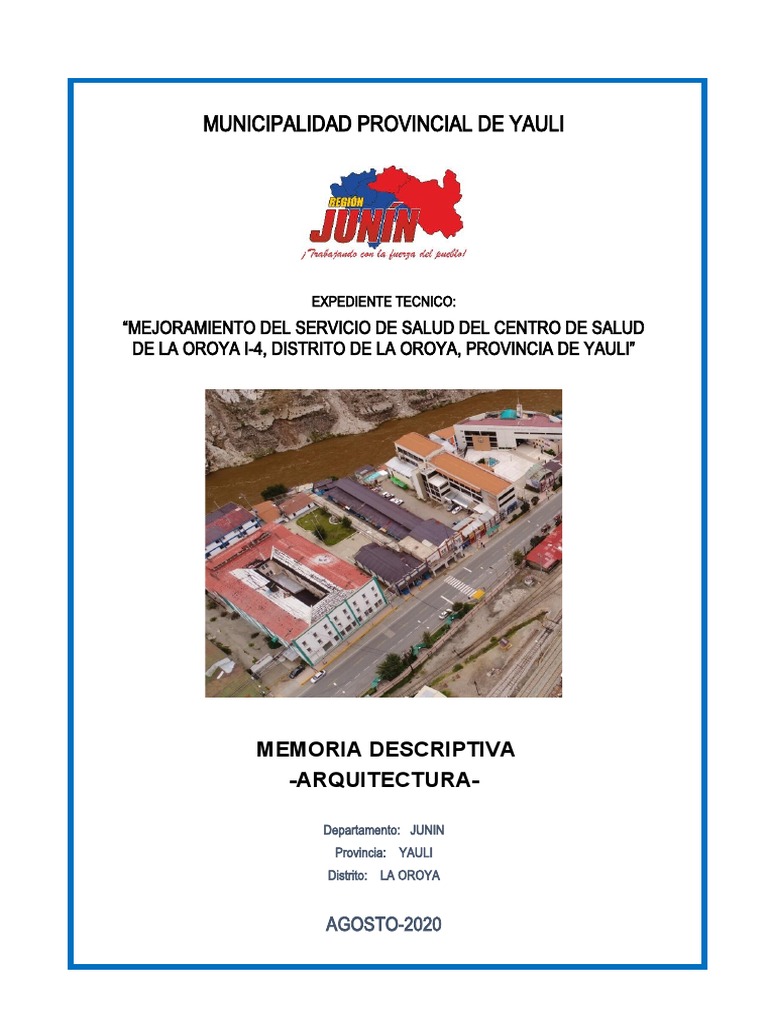Md-Arq-La Oroya | PDF | Hospital | Precipitación
