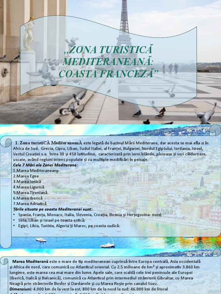 Geografia Turismului - Coasta Franceză | PDF