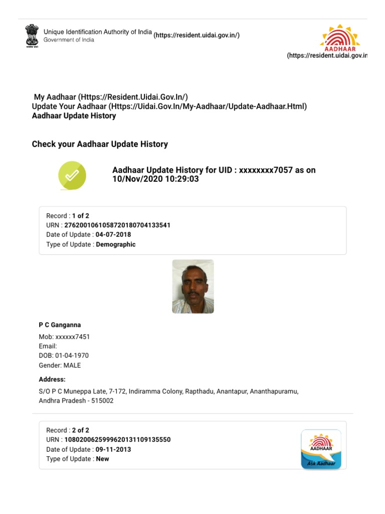 Home - Unique Identification Authority of India - Government of India ...