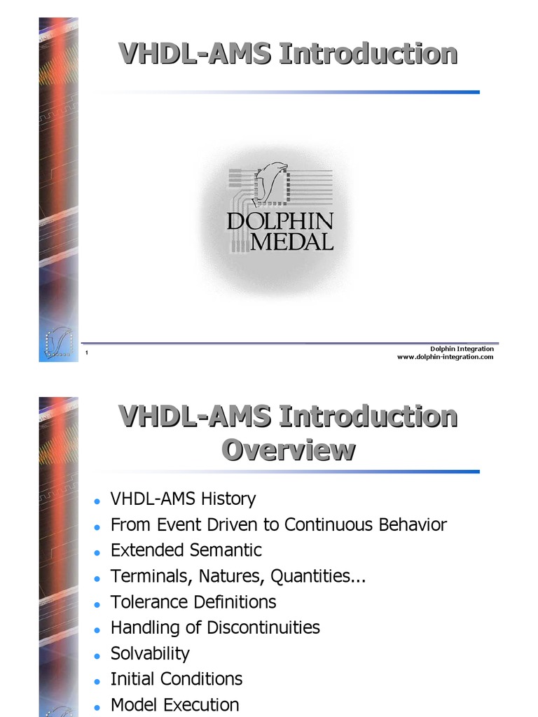 Tutorial VHDL Ams | Download Free PDF | Vhdl | Electrical Engineering