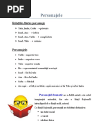 Caracterizare Take Ianke | PDF