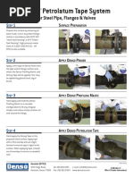 Denso Flange & Valve Wrapping Guide | PDF | Specification (Technical ...