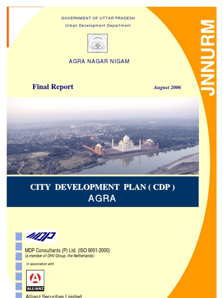 Agra City Development Plan Overview | PDF | Economic Development ...