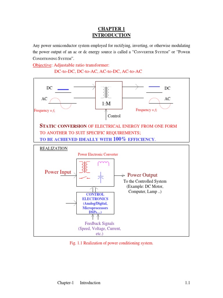 Review of Power Electronics - Chapter-1 | PDF | Power Electronics | Rectifier