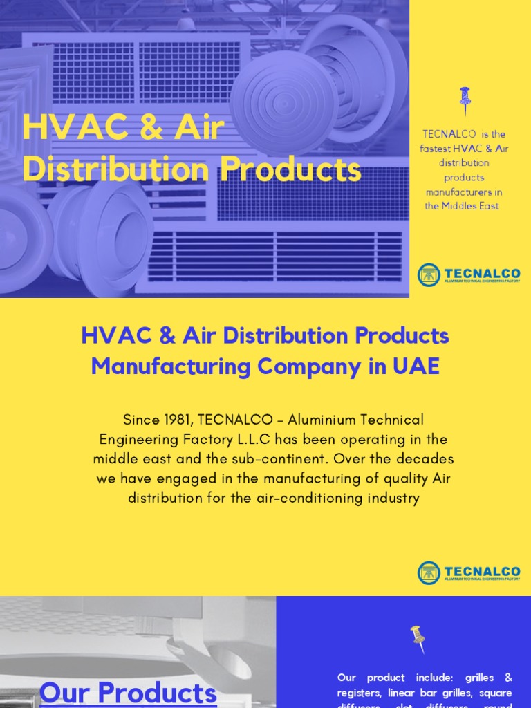 HVAC & Air Distribution Products