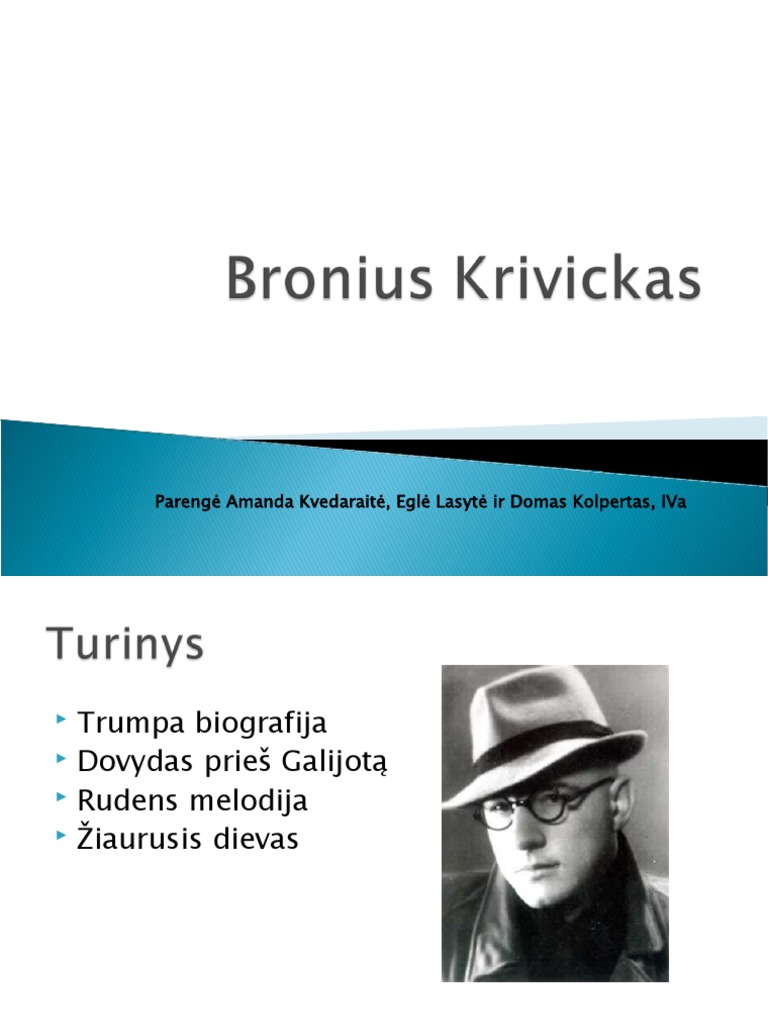 Bronius Krivickas | PDF