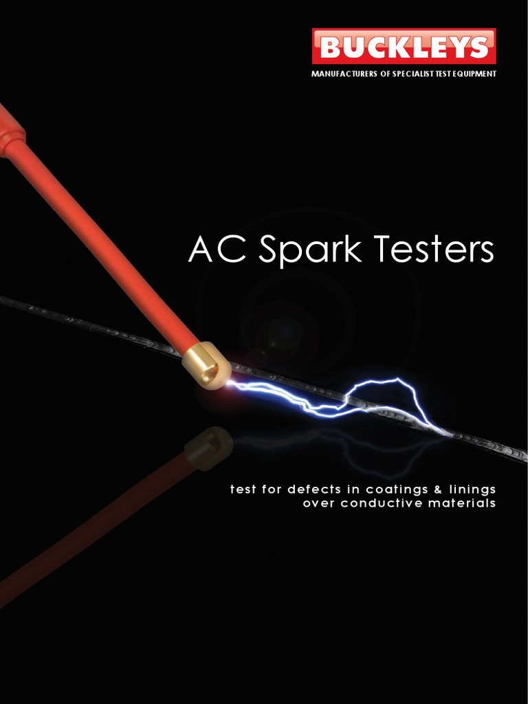 AC Spark Testers: Test For Defects in Coatings & Linings Over ...