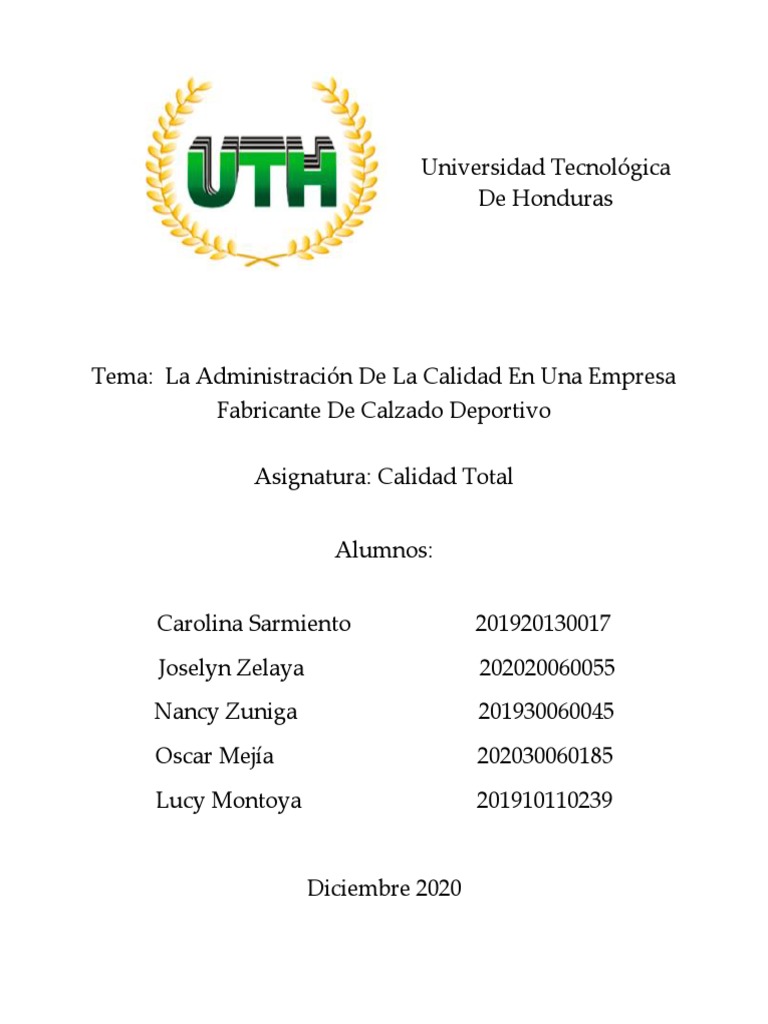 Aplicacion de La Calidad en Nike | PDF | Nike | Economias