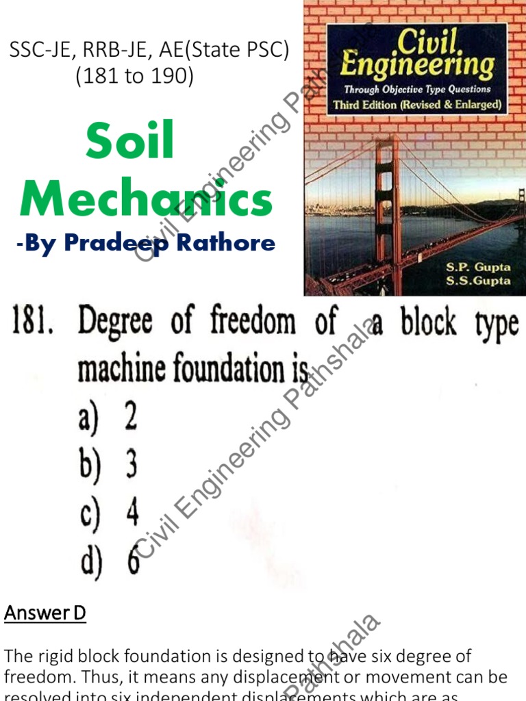 Soil Mechanics: Foundations and Retaining Structures | PDF ...