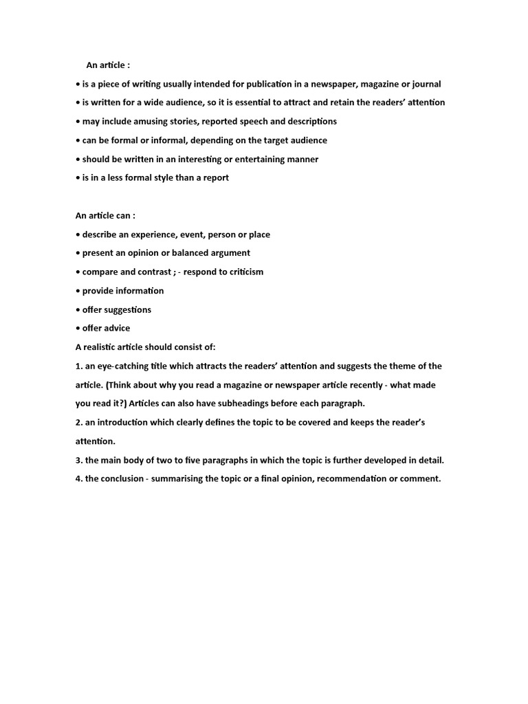 Article Examples | PDF