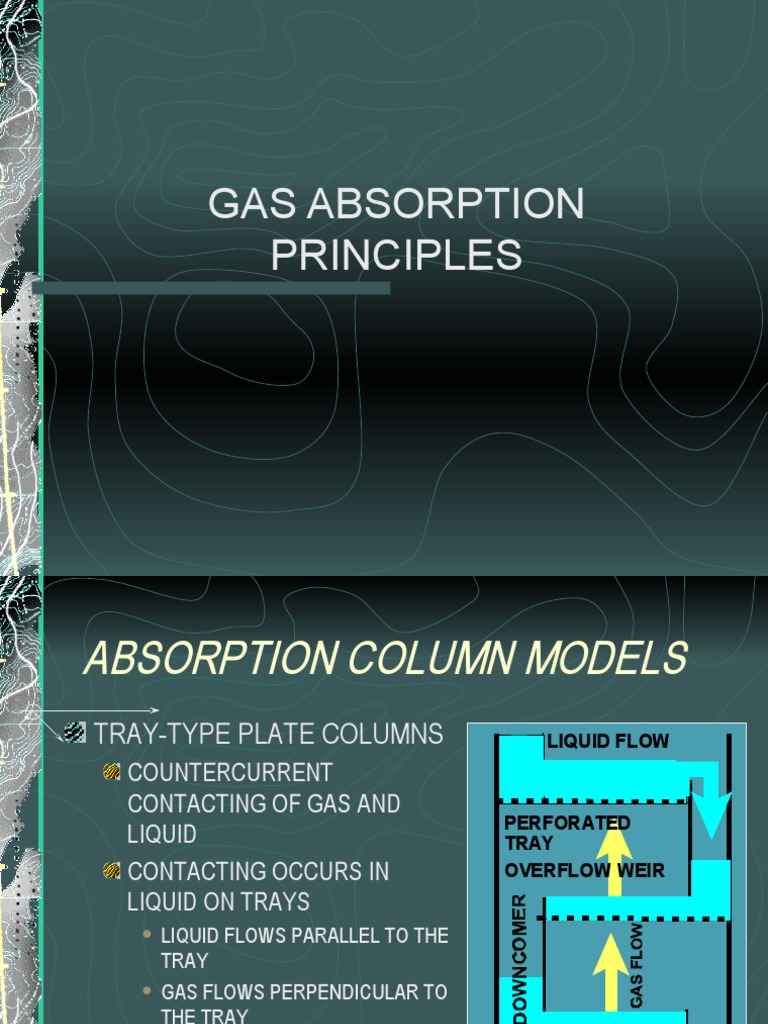 Gas Absorption Column Principles | PDF | Mechanical Engineering | Chemistry