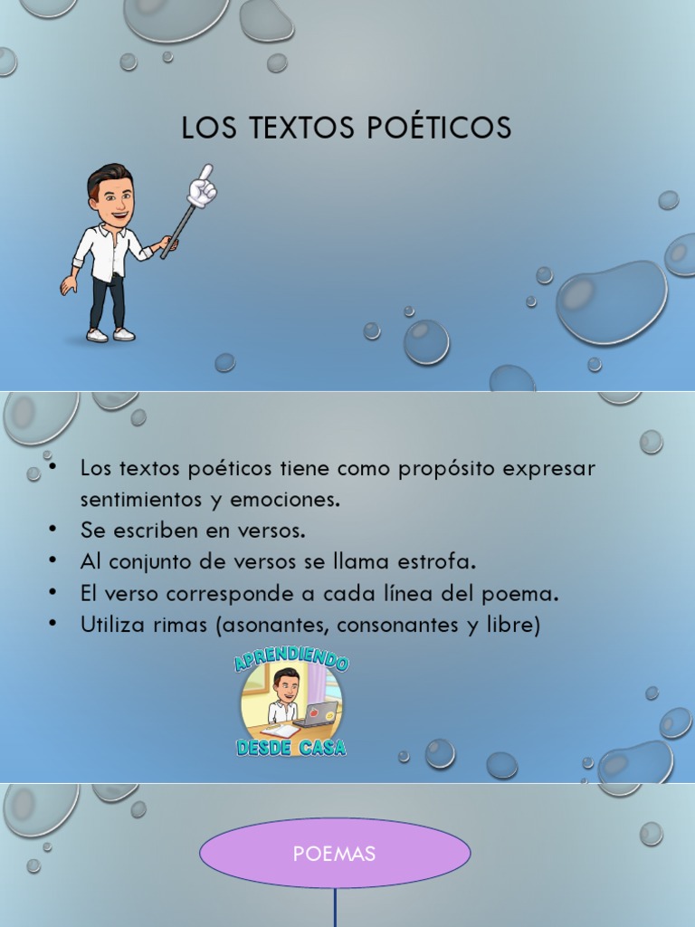 Los Textos Poéticos | PDF | Poesía