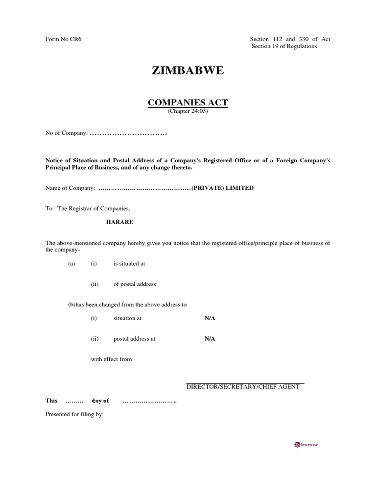 Form CR6 | PDF