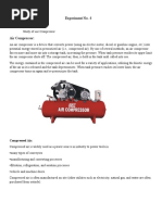 Types of Air Compressors Guide | PDF | Turbine | Manufactured Goods