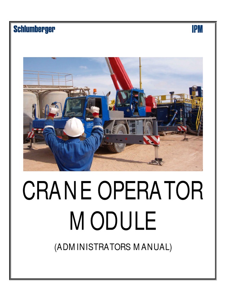 04 Crane Operator Module Admin Manual | PDF | Crane (Machine) | Helicopter
