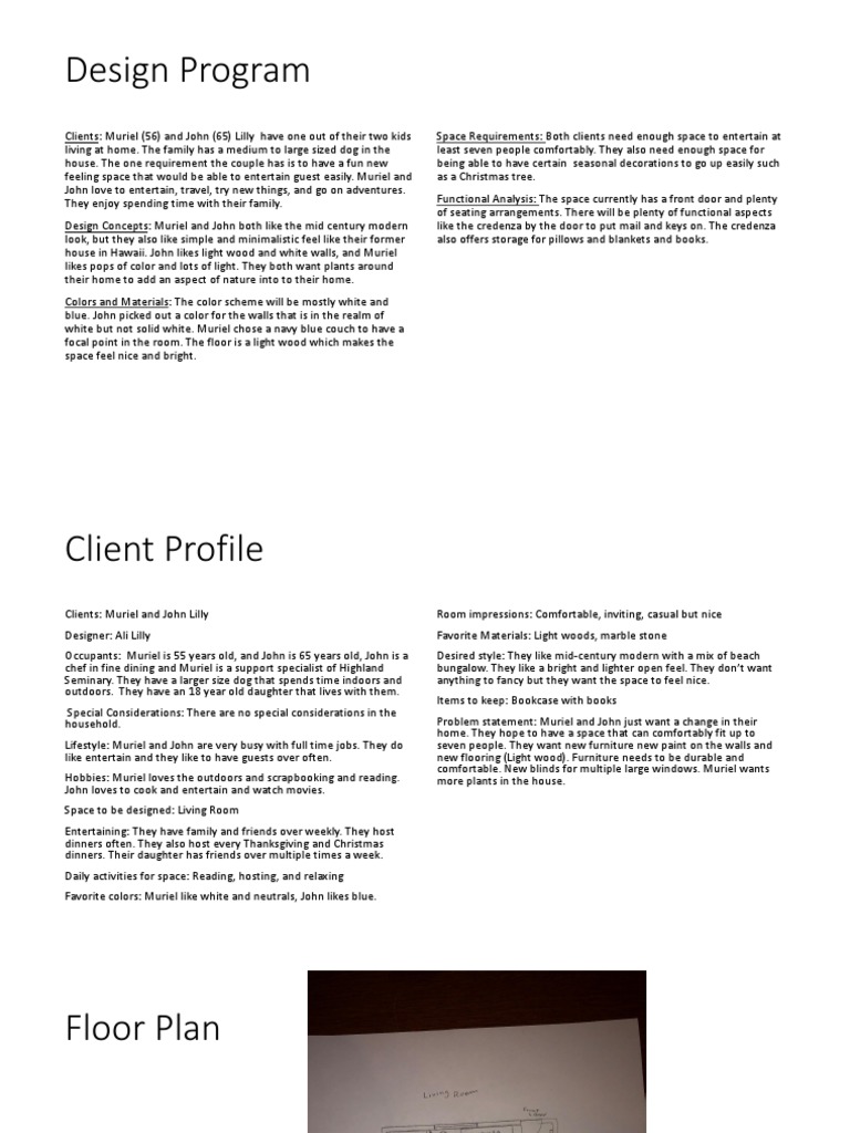 Interior Design Final Project PDF | Download Free PDF | Furniture