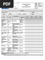 Formato Planilla de Limpieza y Desinfeccion | PDF | Tecnología