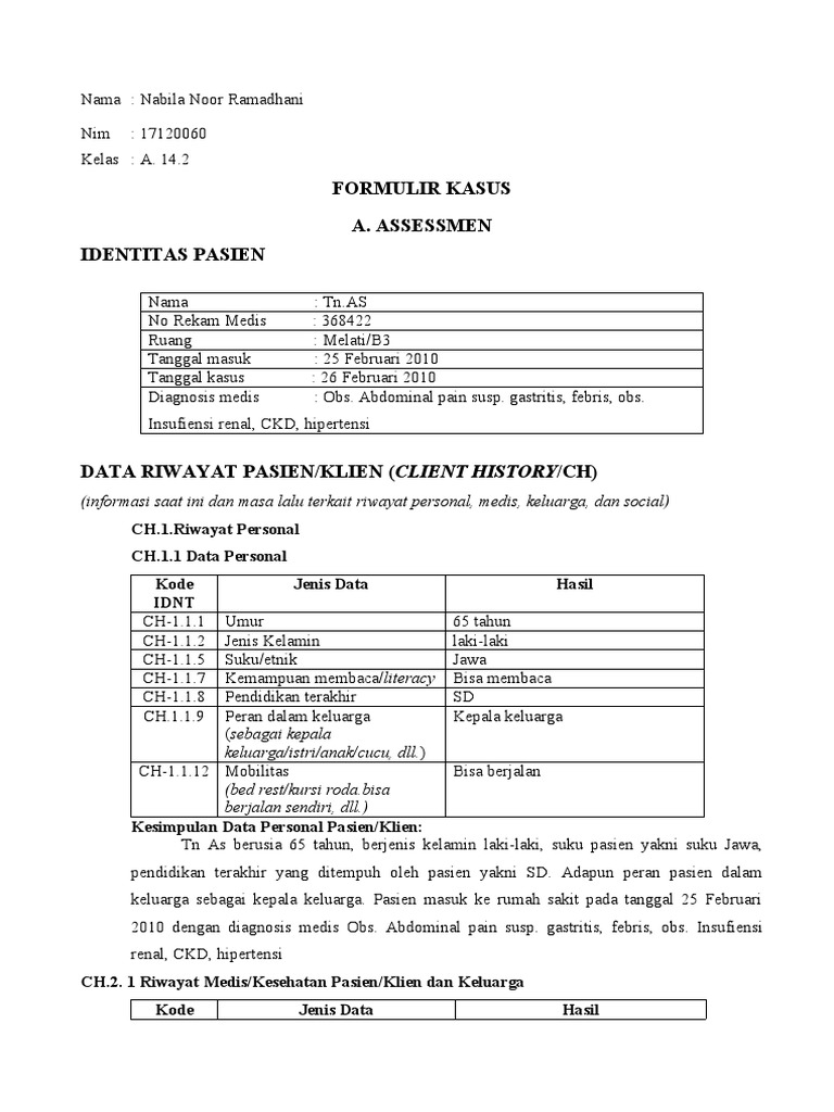 NCP Ginjal - Nabila Noor R | PDF