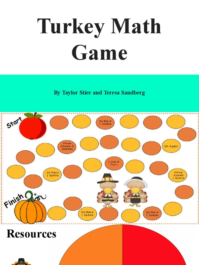 Turkey Math Game | PDF
